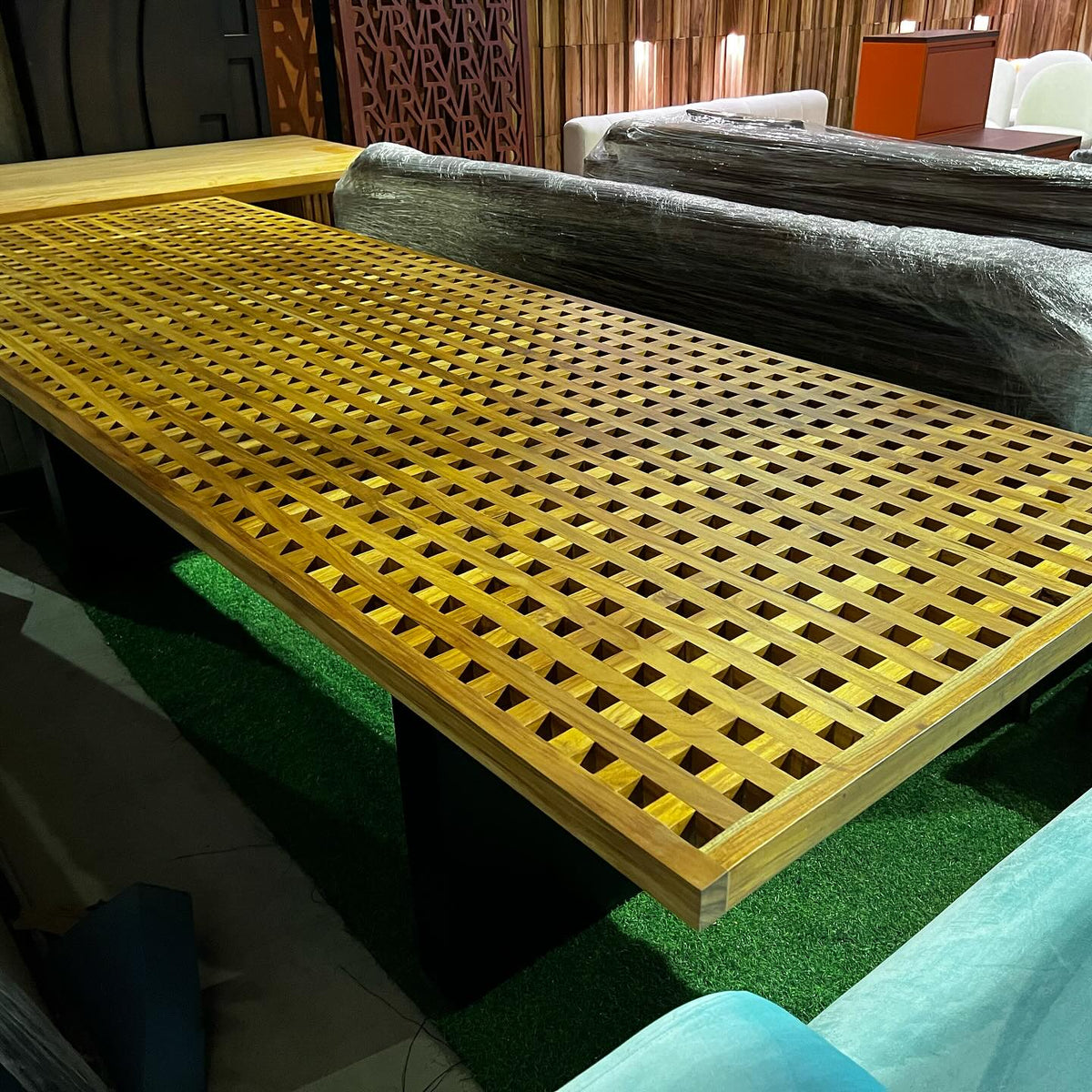 23201 Teak Boxes Table – Dedipo Furniture Depot
