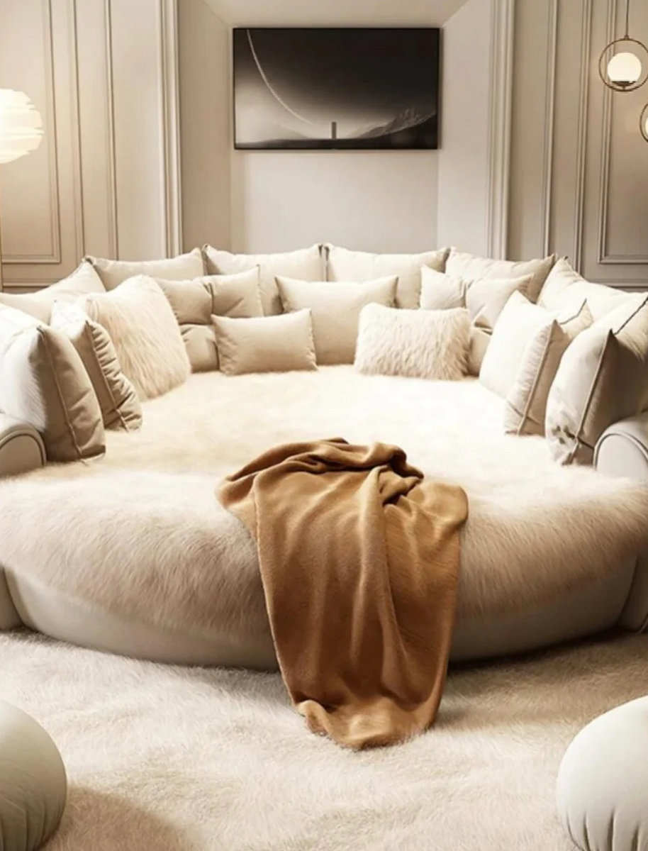 Basin Circular Couch / Couch Bed / Circular Bed – Dedipo Furniture Depot