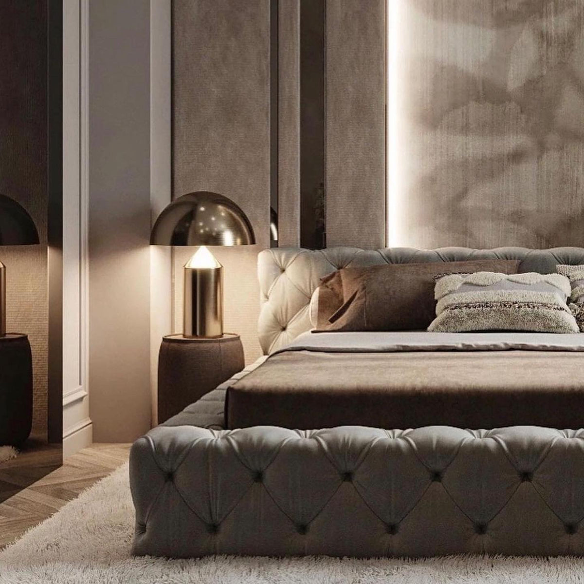 Tufty Bed Frame – Dedipo Furniture Depot