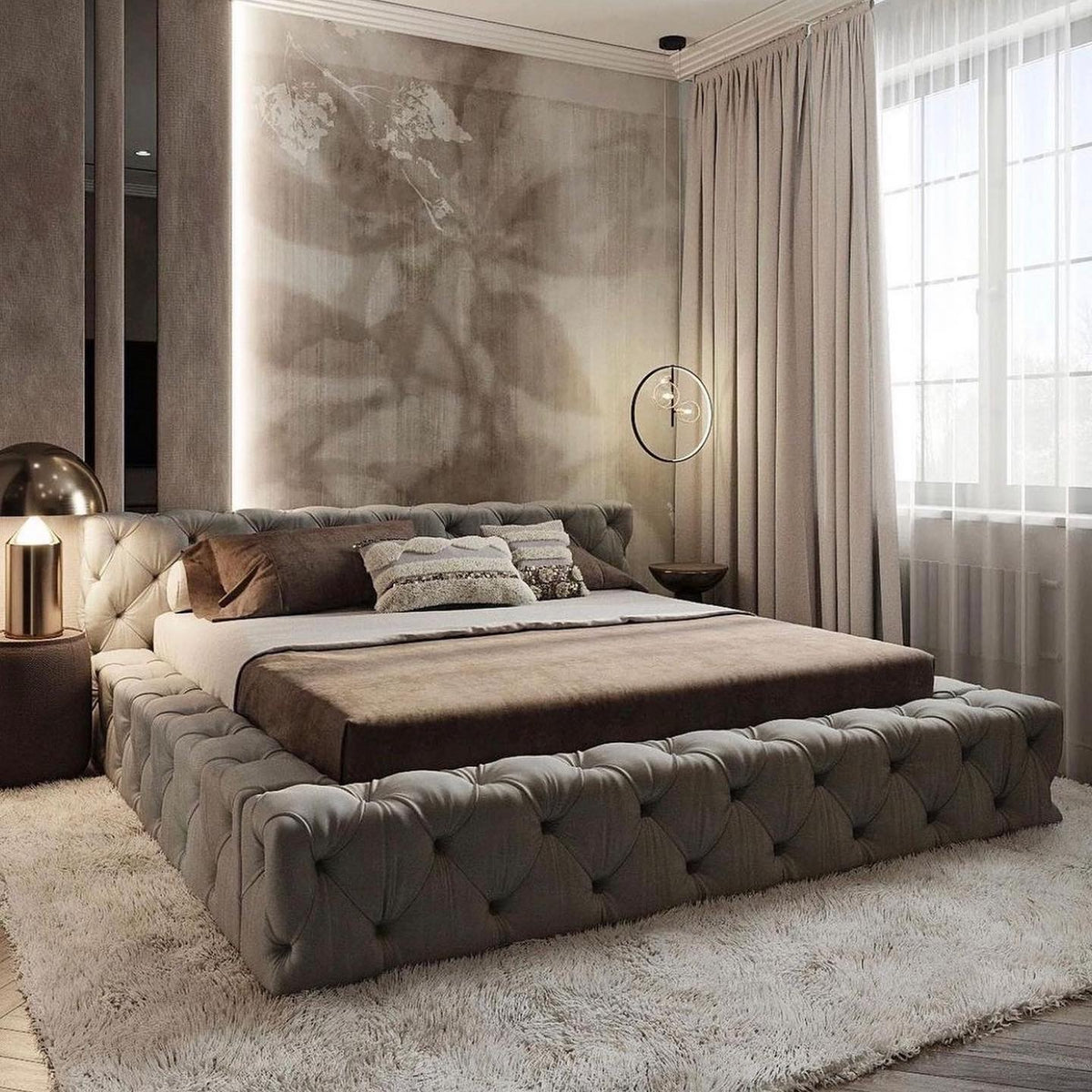 Tufty Bed Frame – Dedipo Furniture Depot