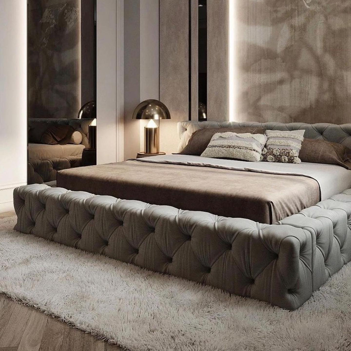 Tufty Bed Frame – Dedipo Furniture Depot